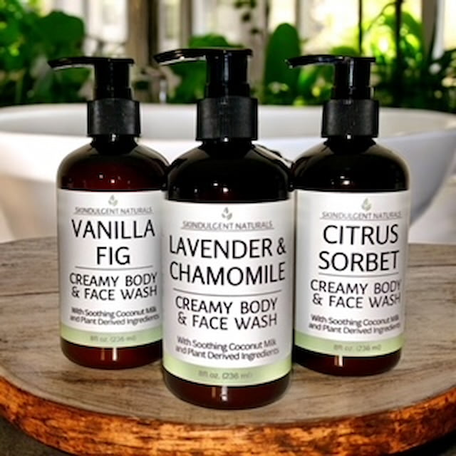 Creamy Body and Face Wash - 8 oz. - Skindulgent Naturals | Natural ...